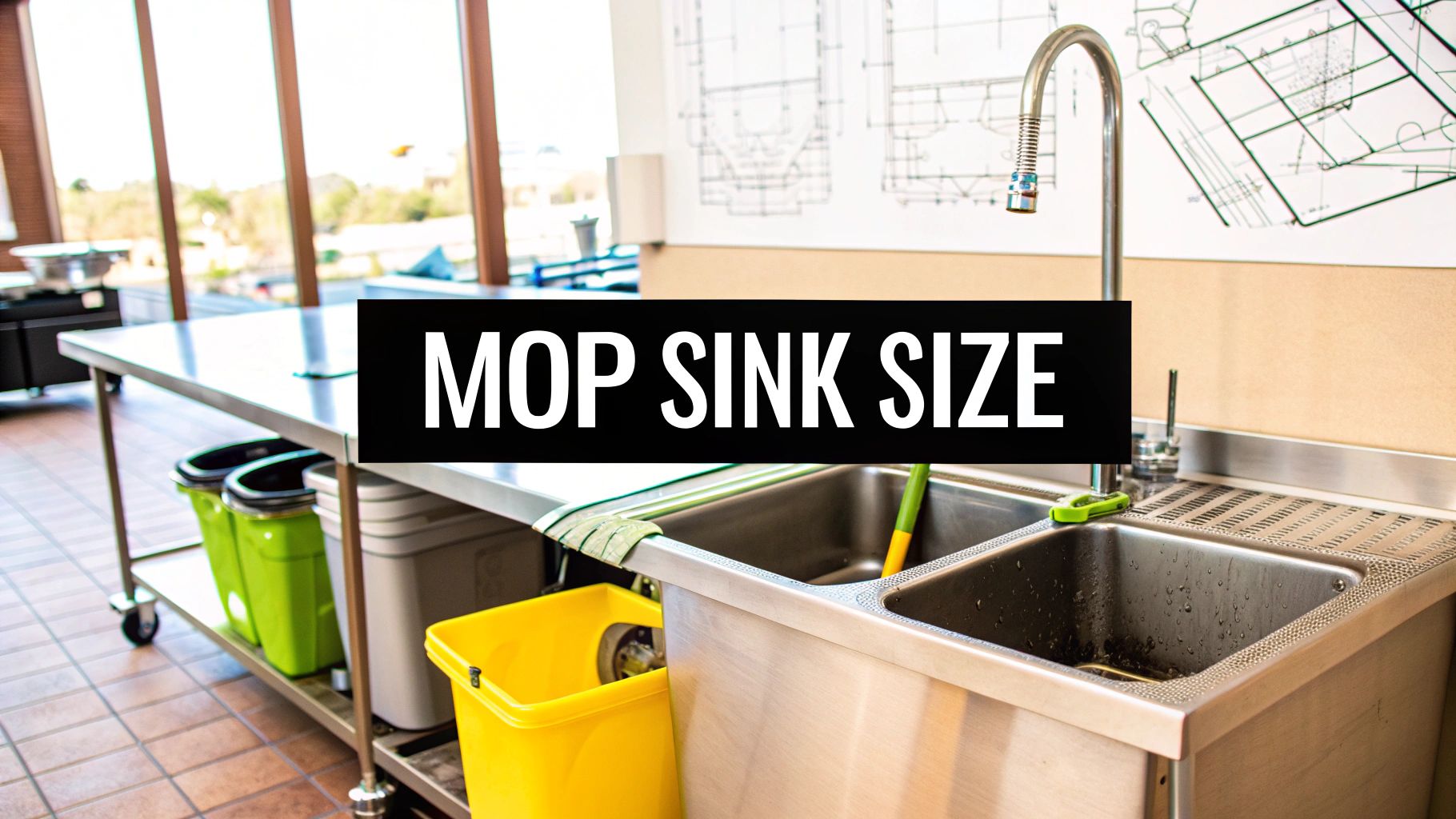 Mop Sink Size: A Chef's Guide to Kitchen Dimensions & Deals – Encore ...
