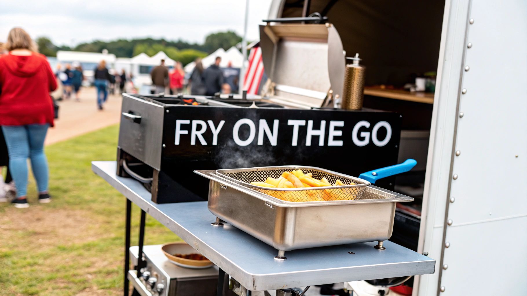 Discover portable propane deep fryers for mobile cooking success ...
